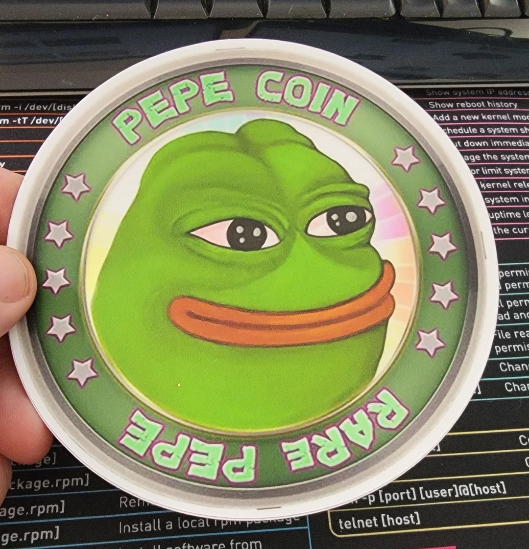 Pepe Stickers Laminated Waterproof Vinyl Pepe Meme Sticker Laptop ...