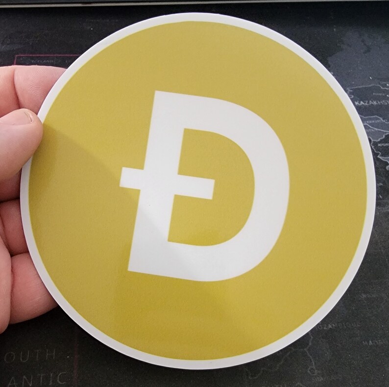 Doge Crypto Stickers Vinyl Sticker Bumper Sticker DOGE OG Meme Coin ...