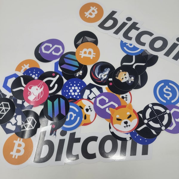 Cryptocurrency Stickers - Etsy