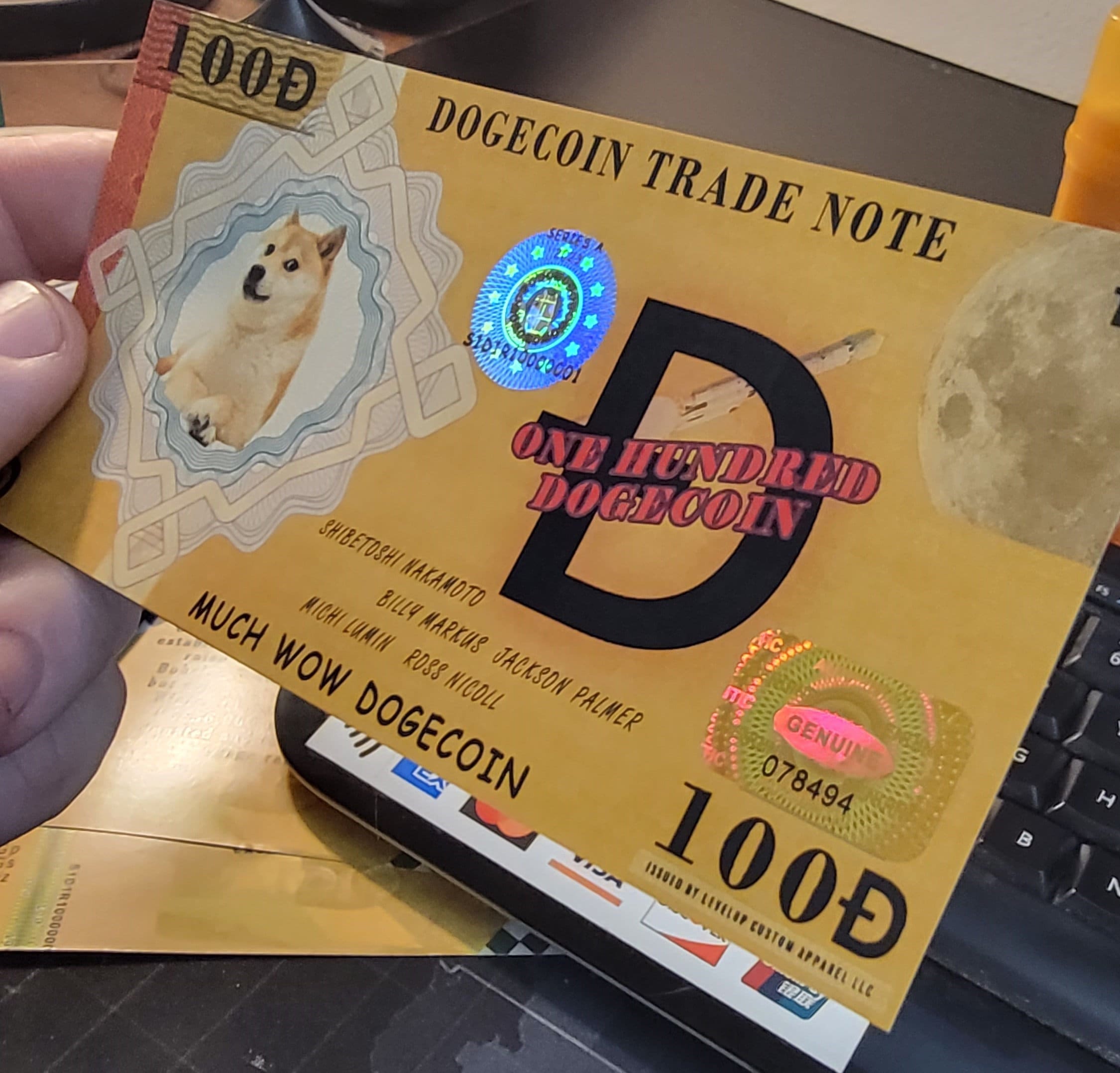 Dogecoin Paper Wallet