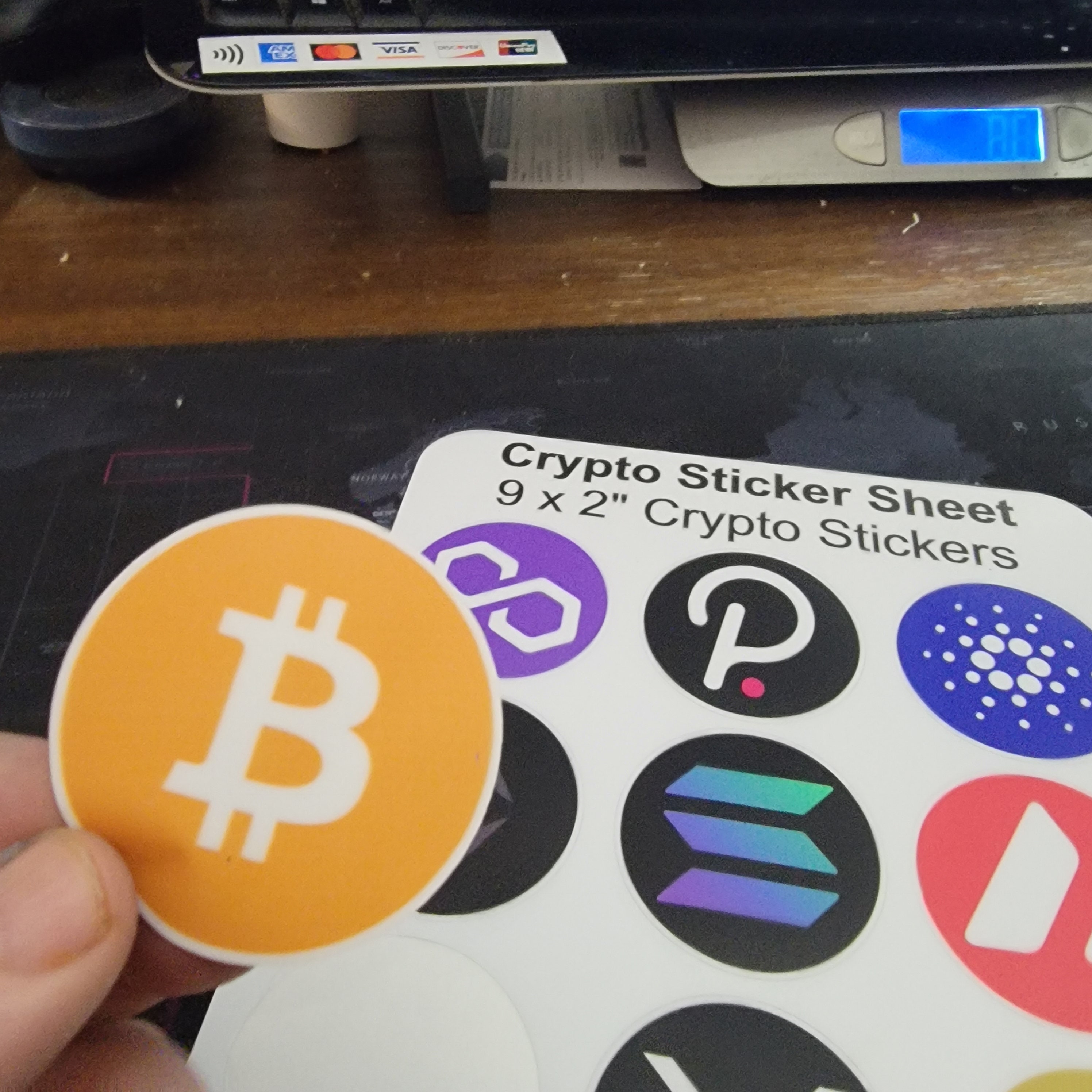 Top Crypto Laptop Stickers for Water Bottle, Laptop Stickers, Helmet ...