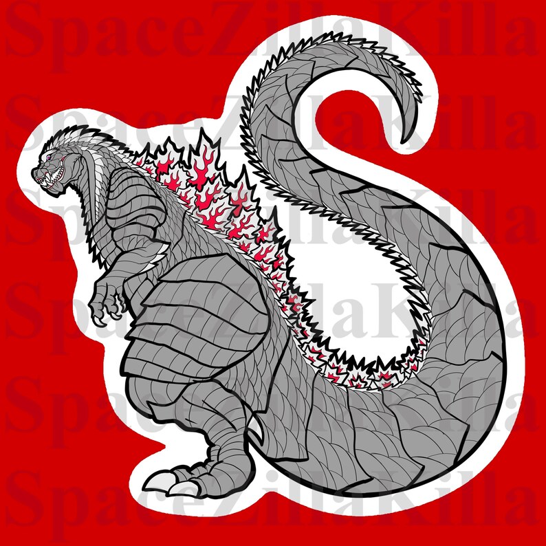 Godzilla Singular Point Stickers FANART - Etsy