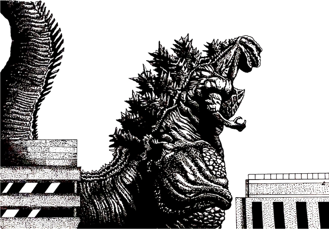 Shin Godzilla Art Print - Etsy