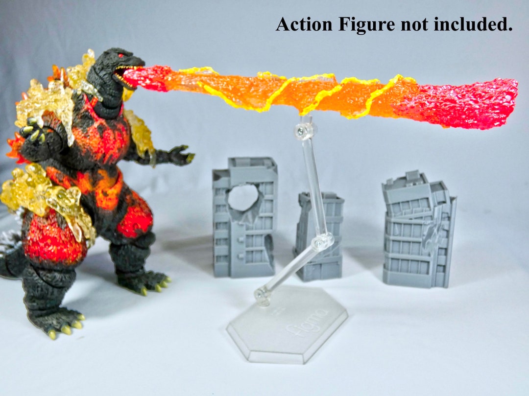 Spiral Ray Beam Effect (accessory for Godzilla, Gamera, Kaiju Figure ...