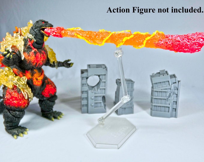 Custom 3D Printed Legendary Godzilla Beam Accessory for SH Monsterarts ...