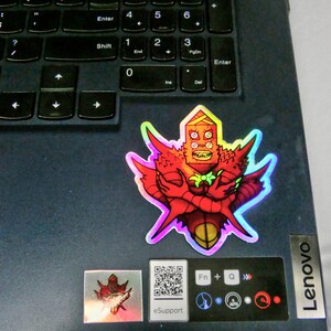 Golbetty, Golb, Adventure Time, Fionna and Cake Holographic Sticker - Etsy