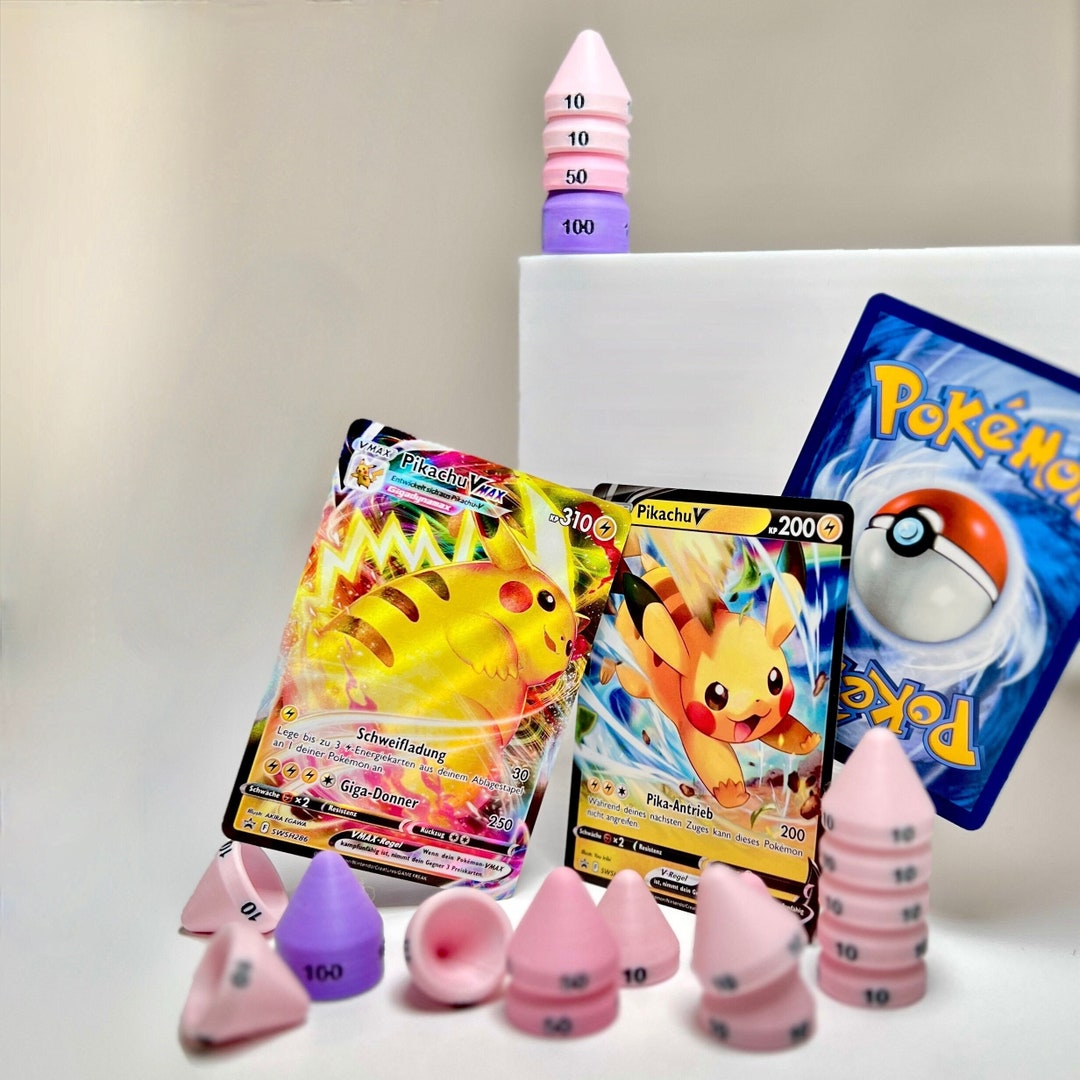 TCG Damage Marker Cherry Blossom E.g. for Pokemon / Token Set With ...