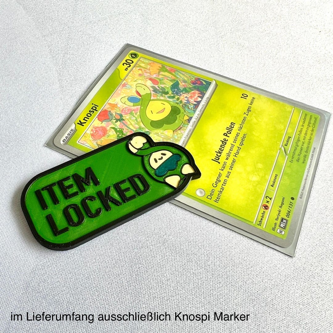 Item Locked Marker for Pokémon TCG – Perfect for Budew - Etsy