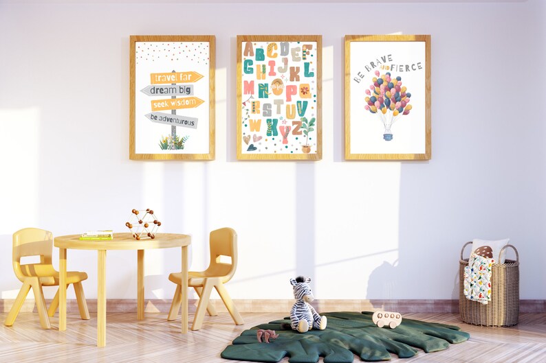Montessori Classroom Art Set of 10-educational Posters,montessori ...