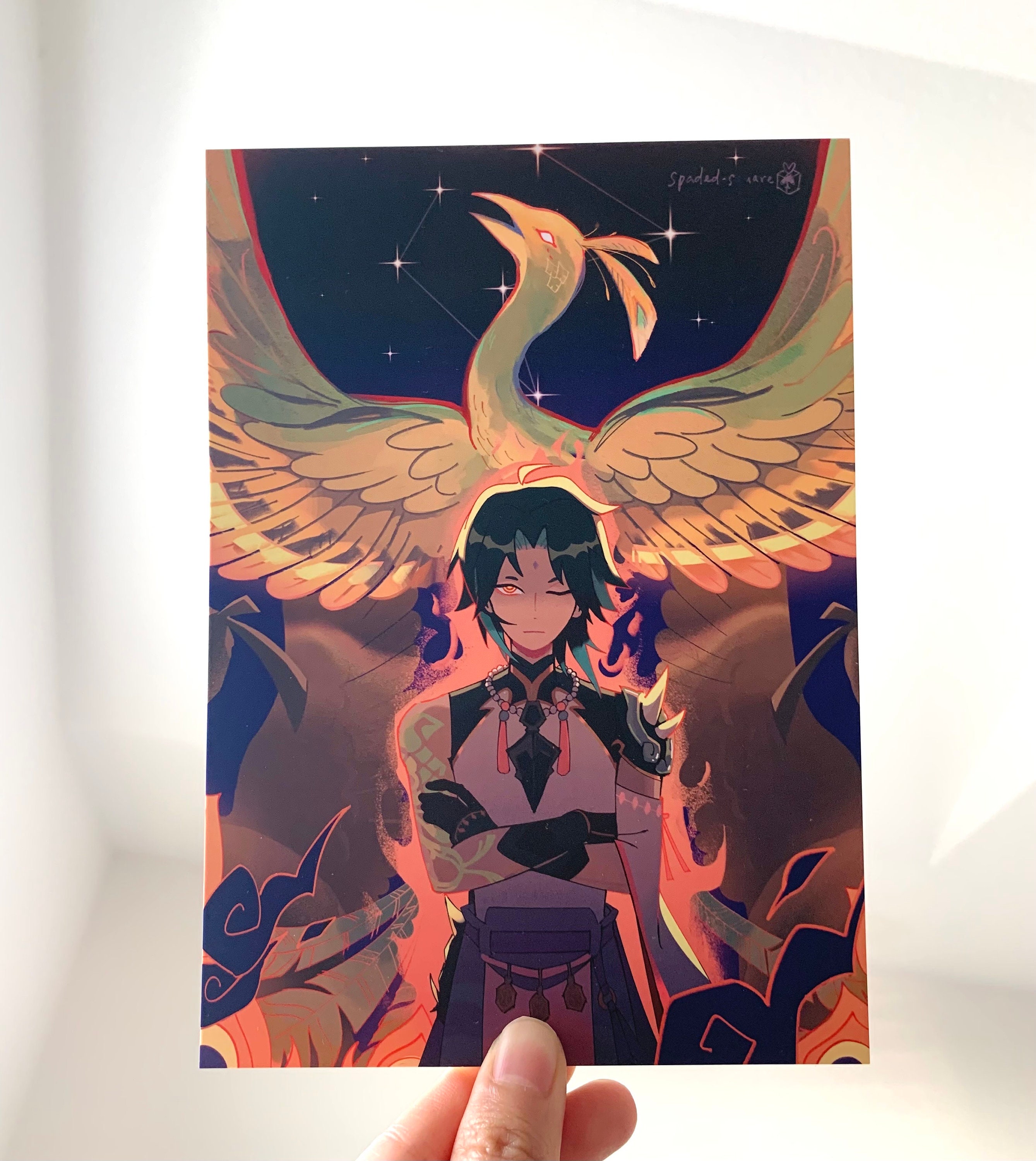 Phoenix Xiao Print | Genshin Impact | Anime Prints - Etsy