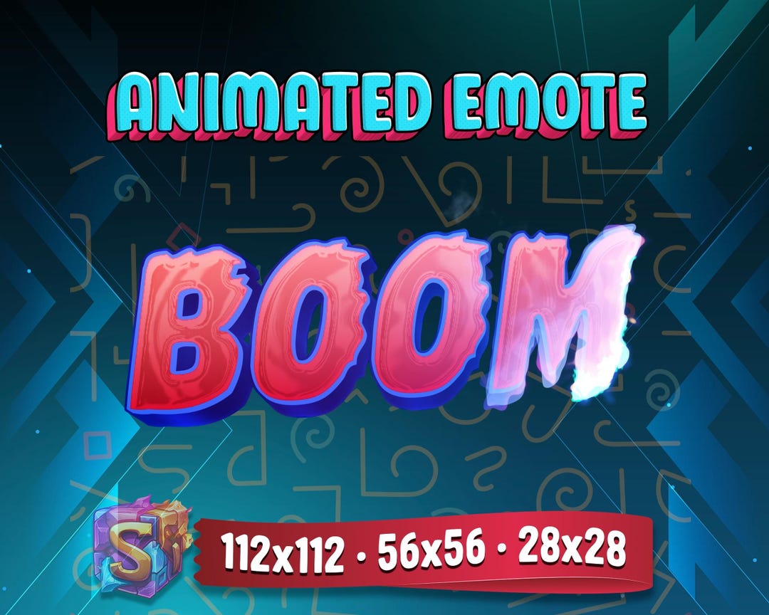 Animated Fire Mist Boom Emote, Twitch Streamer Emote, Ready to Use ...