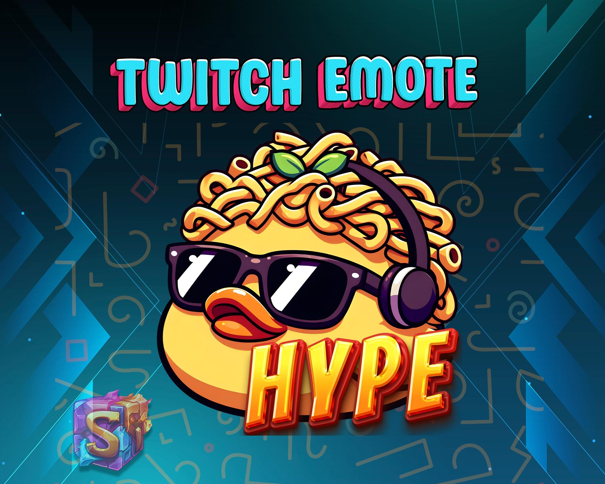 Duck Pasta Emote, Twitch Streamer Emote, Ready to Use, Animated Emote ...