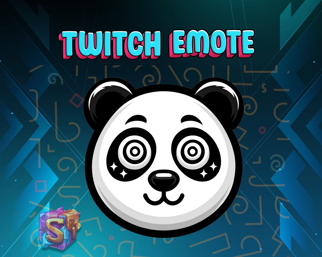 Hypnosis Panda Emote, Twitch Streamer Emote, Ready to Use, Animated ...