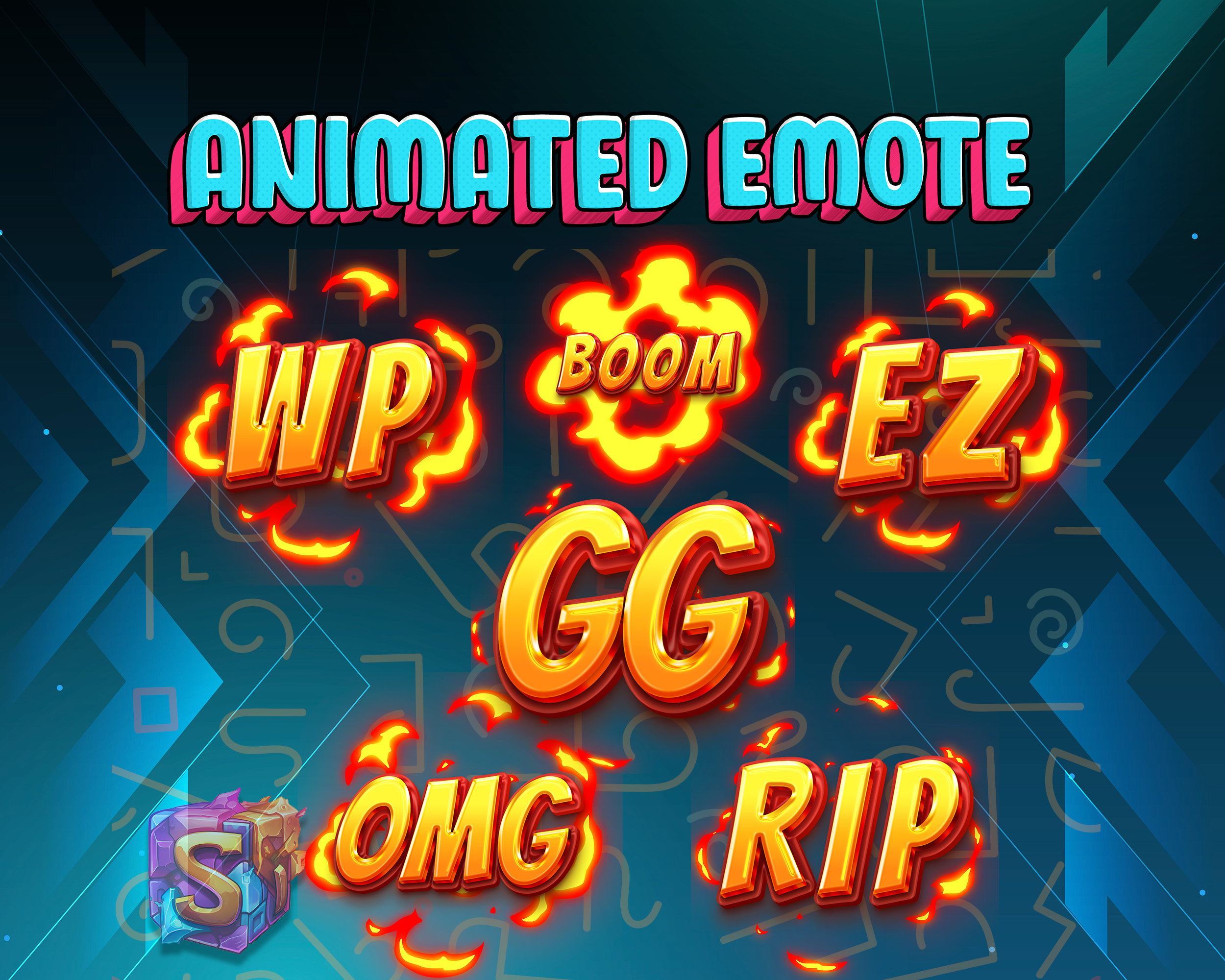 Animated Fire Bundle Emote, Twitch Streamer Emote, Ready to Use ...
