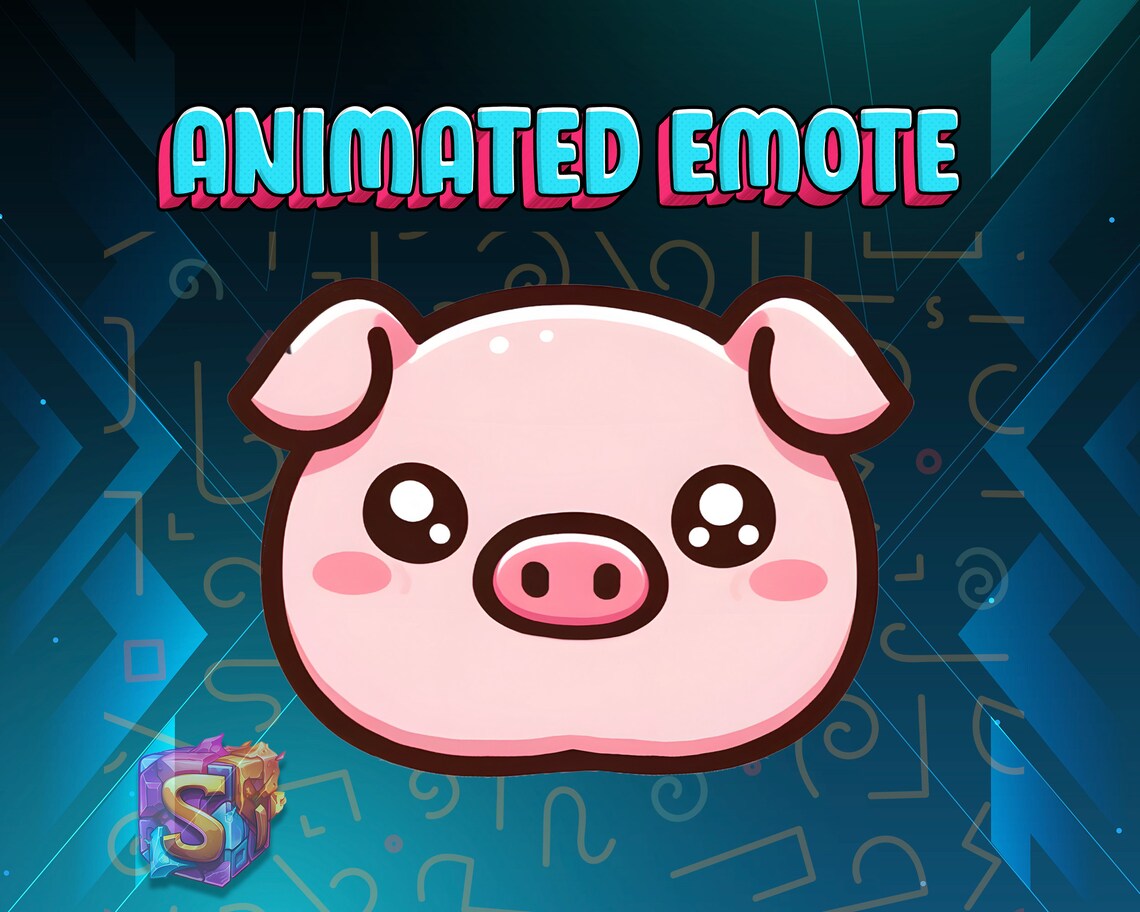 Animated Piggy Ball Emote, Twitch Streamer Emote, Ready to Use ...