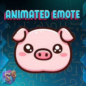 Animated Piggy Ball Emote, Twitch Streamer Emote, Ready to Use ...