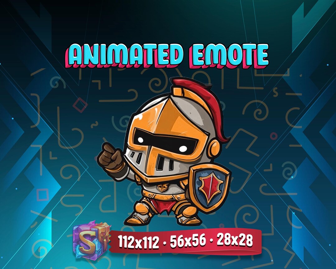 Animated Gladiator Assassin GIF Emote, Twitch Emote, Discord and Kick ...