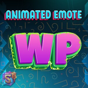 Animated Electric WP Emote, Twitch Streamer Emote, Ready to Use ...