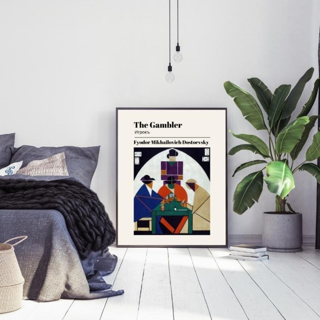 The Gambler by Dostoevsky Alternate Book Cover Book Cover Art - Etsy