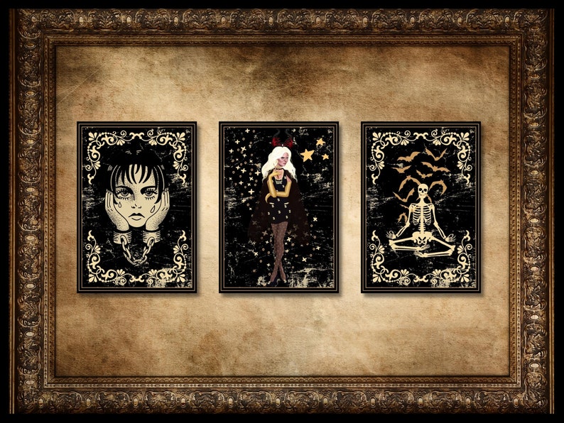 Macabre Gothic ATC Cards Printable Artist Trading Cards Spooky ...