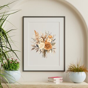 BOHO Flower Bouquets PNG Clipart Bundle Floral Images Flower PNG ...