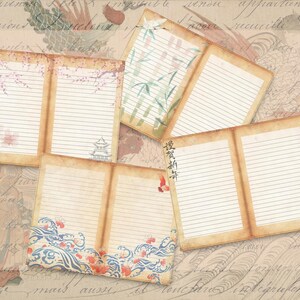 Vintage Japanese Junk Journal Kit DIGITAL Japanese Woodblock Junk ...