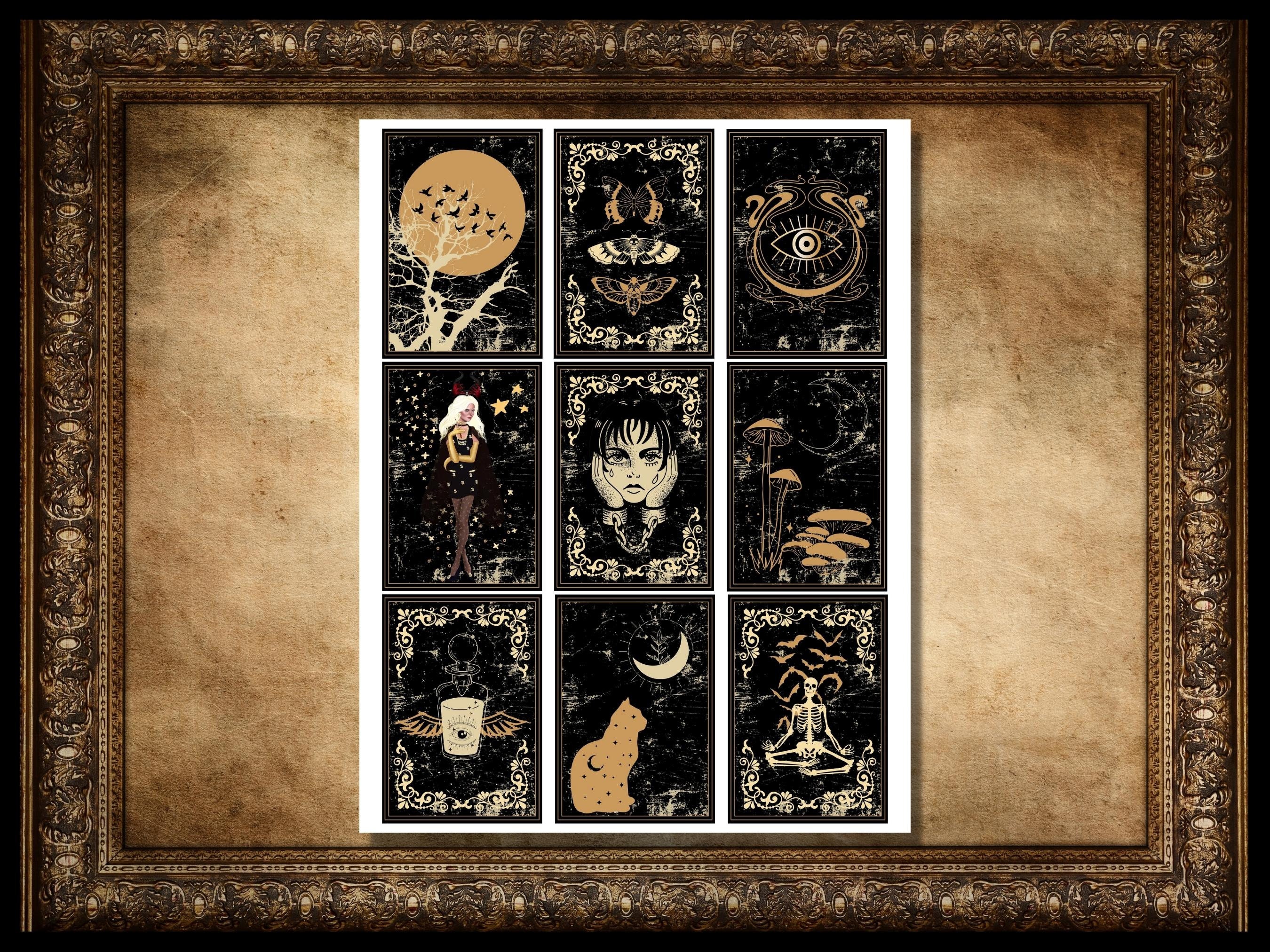 Macabre Gothic ATC Cards Printable Artist Trading Cards Spooky ...