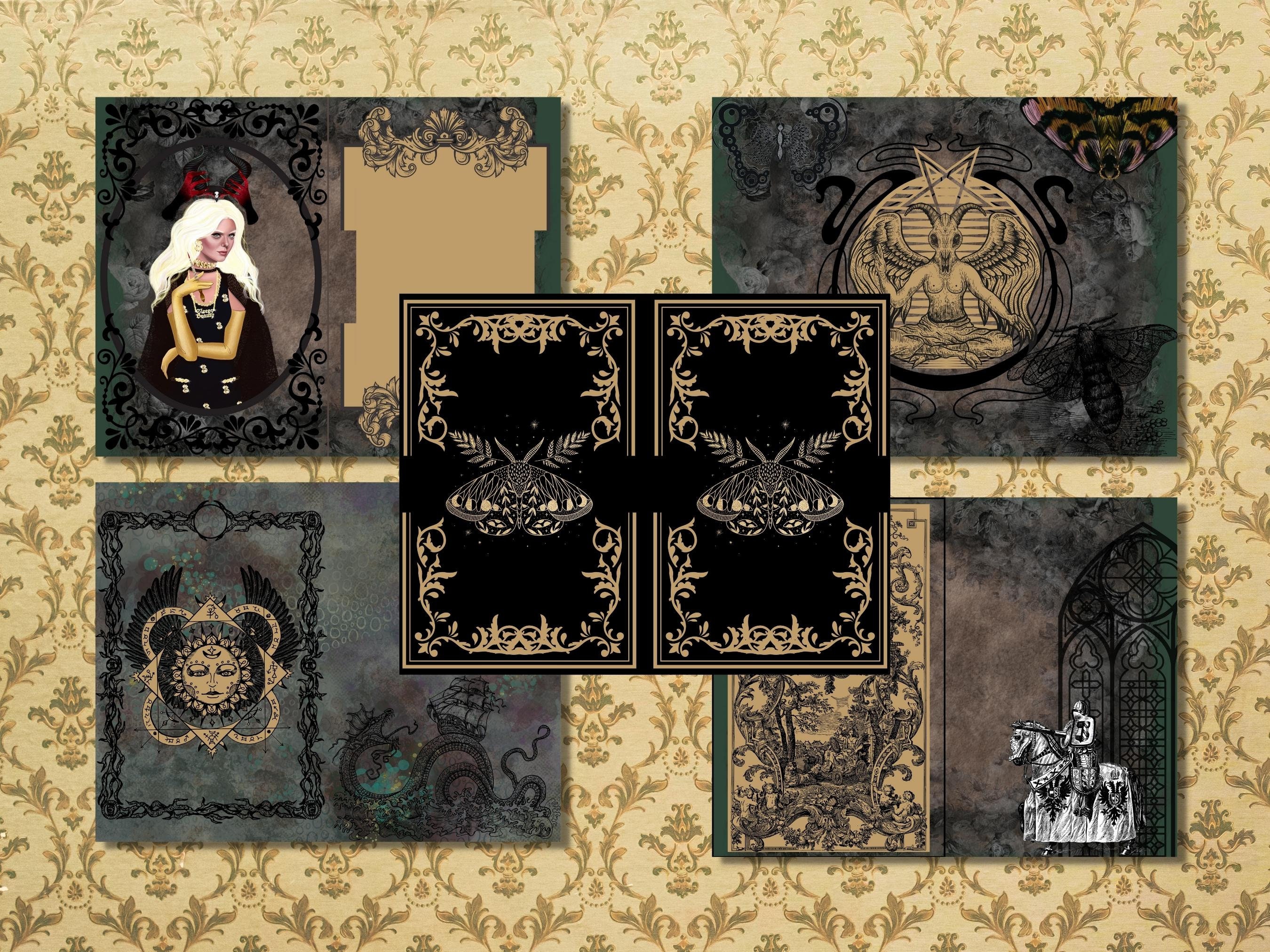 Occult Junk Journal Kit PRINTABLE Witch Ephemera Pack - Etsy