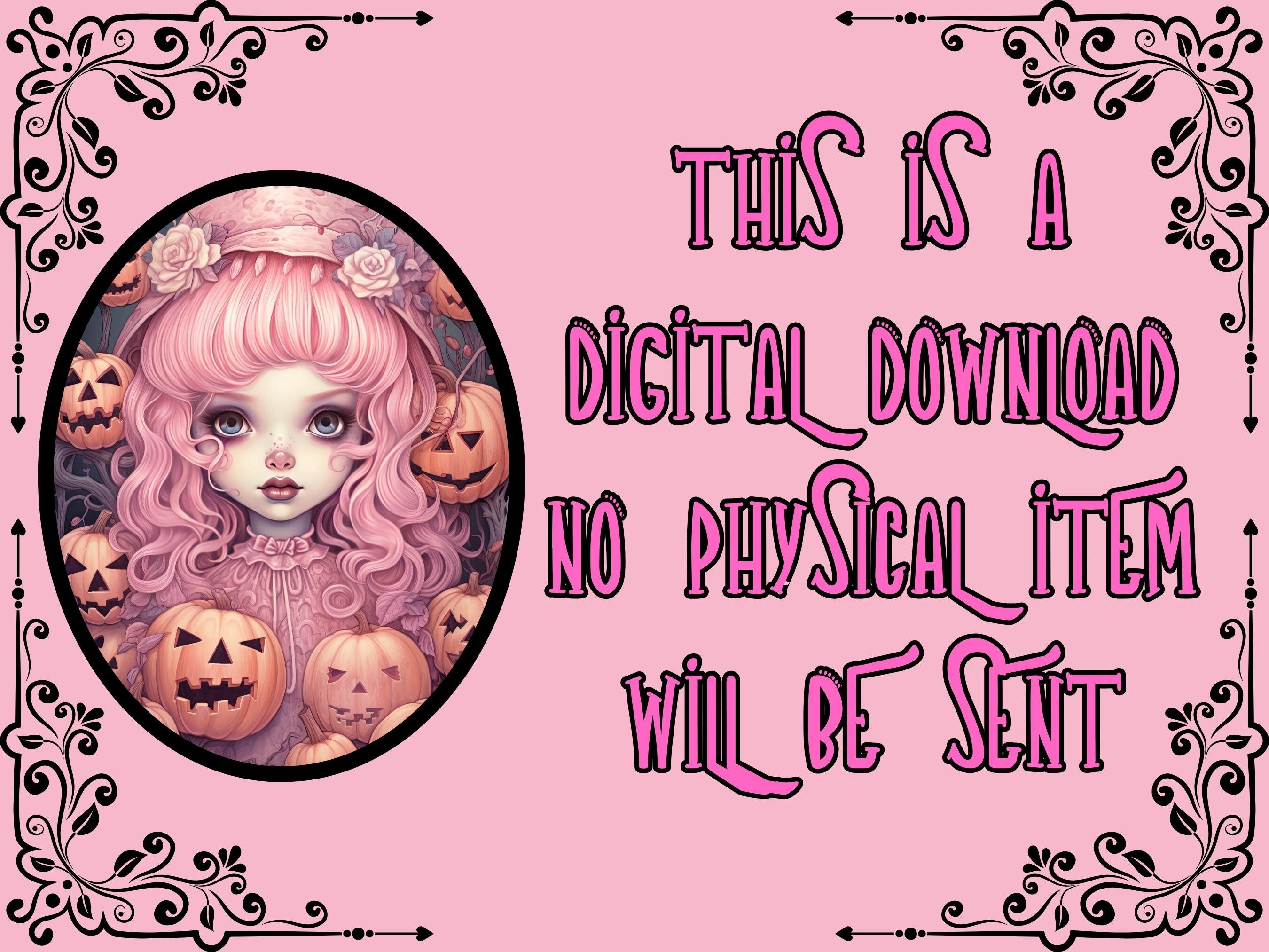 PASTELOWEEN Ephemera Pack PRINTABLE Pastel Halloween Images DIGITAL ...