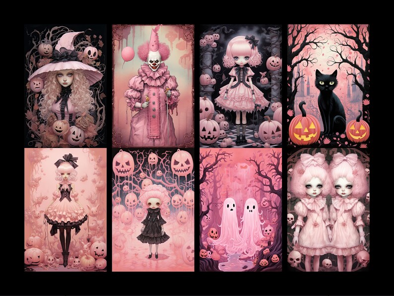 PASTELOWEEN Ephemera Pack PRINTABLE Pastel Halloween Images DIGITAL ...