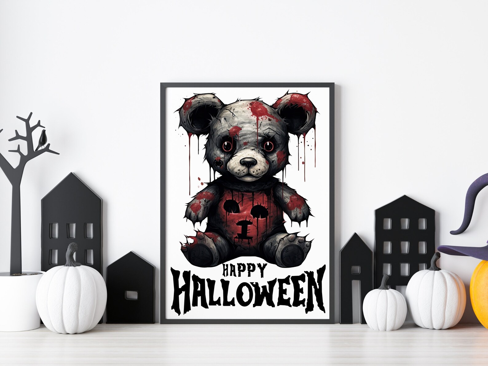 Creepy Teddy Bears PNG Clipart Bundle Creepy Images Eerie Teddy Bears ...