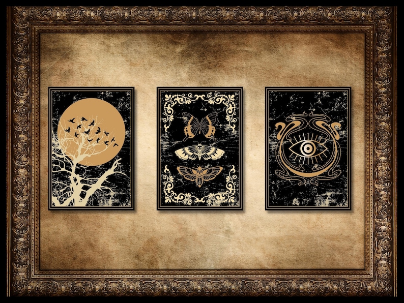 Macabre Gothic ATC Cards Printable Artist Trading Cards Spooky ...