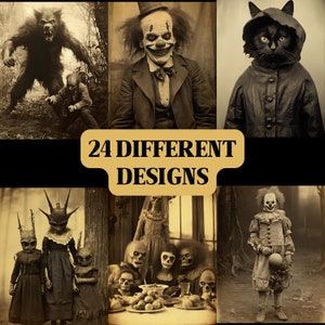 Victorian Nightmares Spooky Junk Journal Kit PRINTABLE Vintage Oddities ...