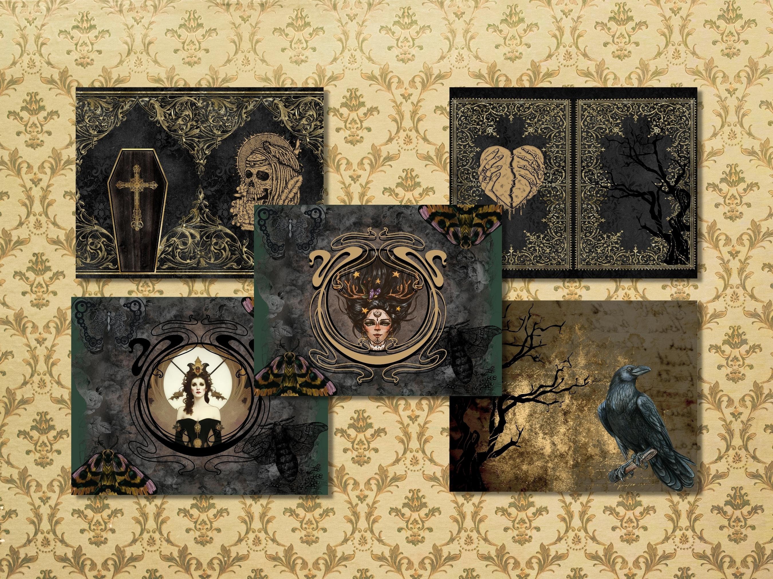 Occult Junk Journal Kit PRINTABLE Witch Ephemera Pack - Etsy