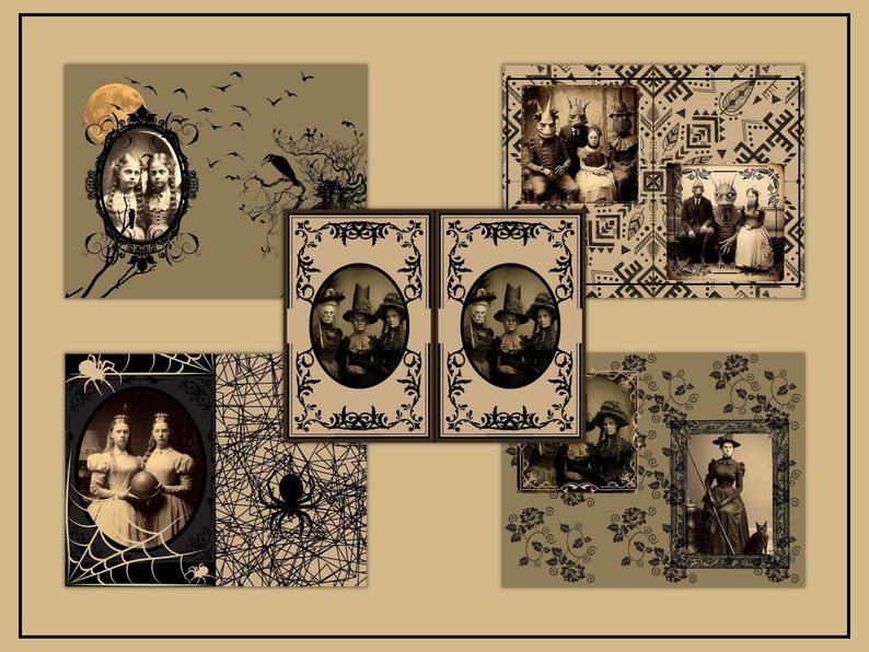 Cabinet of Curiosities Spooky Junk Journal Kit PRINTABLE, Vintage ...