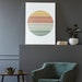 Retro Abstract Sun Digital Art Print Printable Retro Wall - Etsy