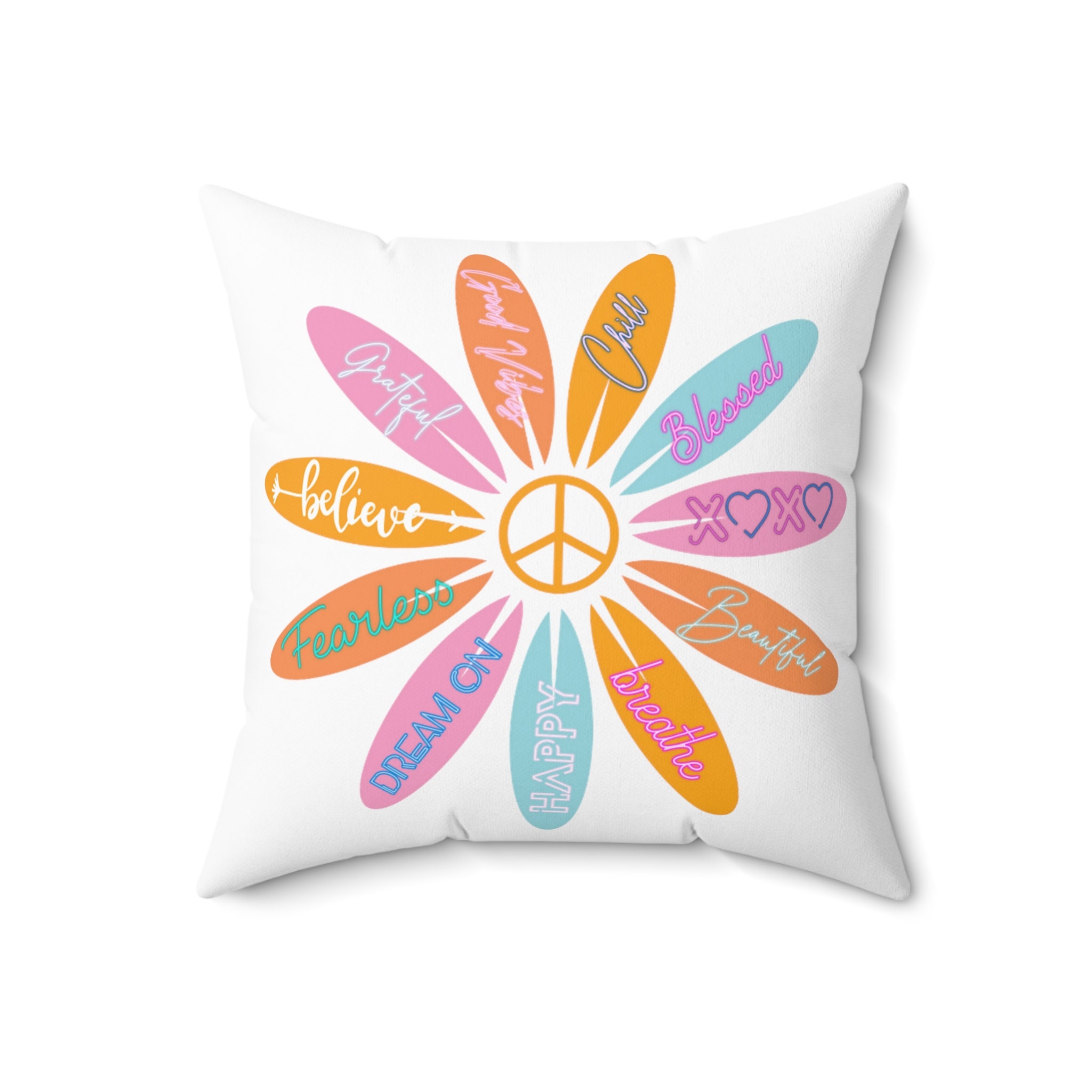 Positive Peace Vibes Digital Download Peace Sign Flower PNG Positive ...