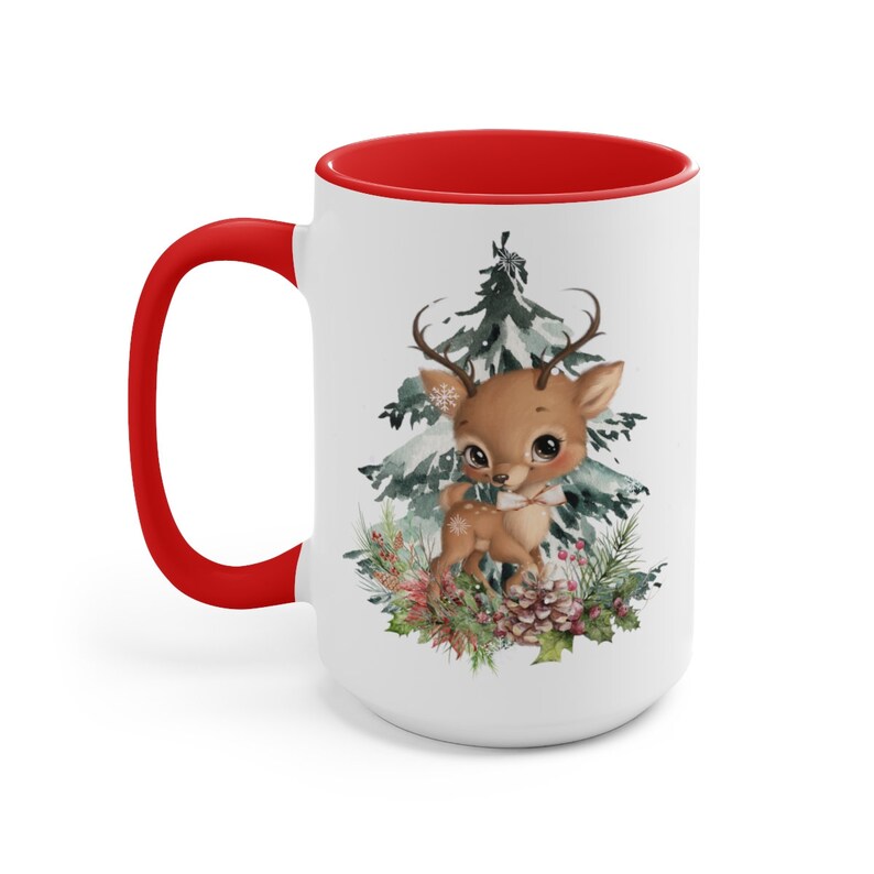 Reindeer Cheer Digital Image Download Adorable Little - Etsy