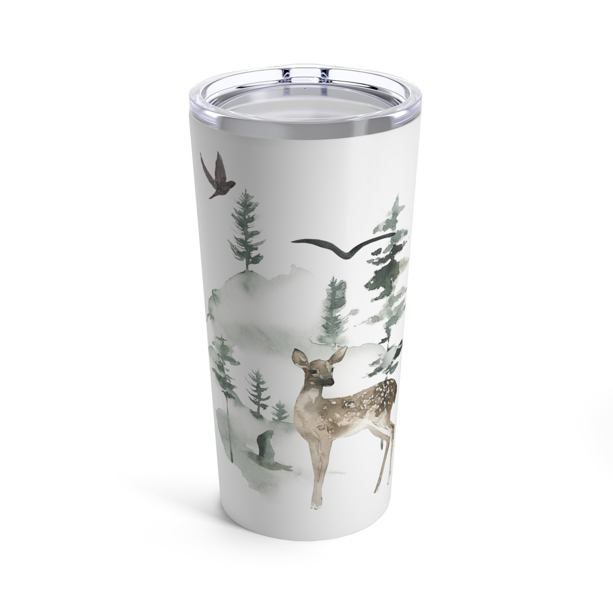 Woodland Doe PNG Digital Download Watercolor Deer Forest Clipart Doe ...