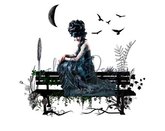Gothic Park Bench - Etsy