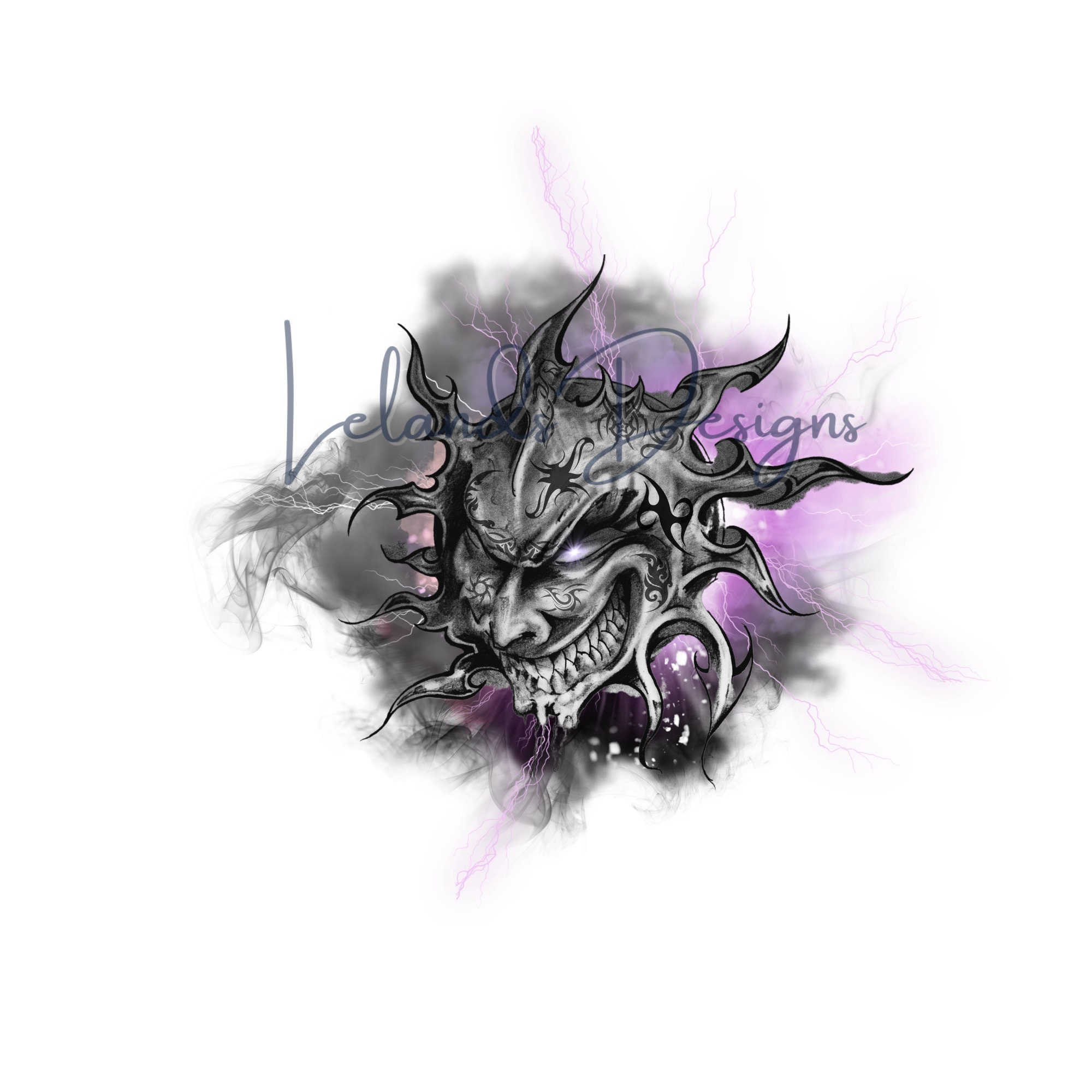 Demon Spawn PNG Gothic Art Halloween Goth Clipart Demon T-shirt Print ...