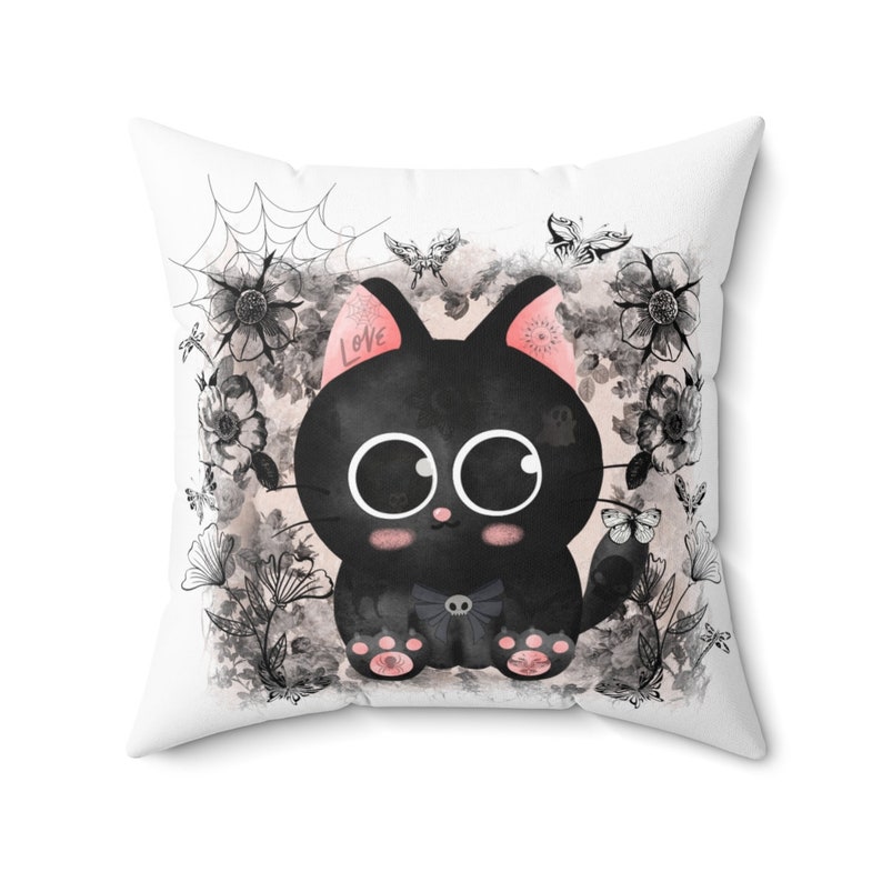 Lil Goth Kitty PNG Gothic Cat Art Halloween Goth Clipart Kitty Gothic T ...