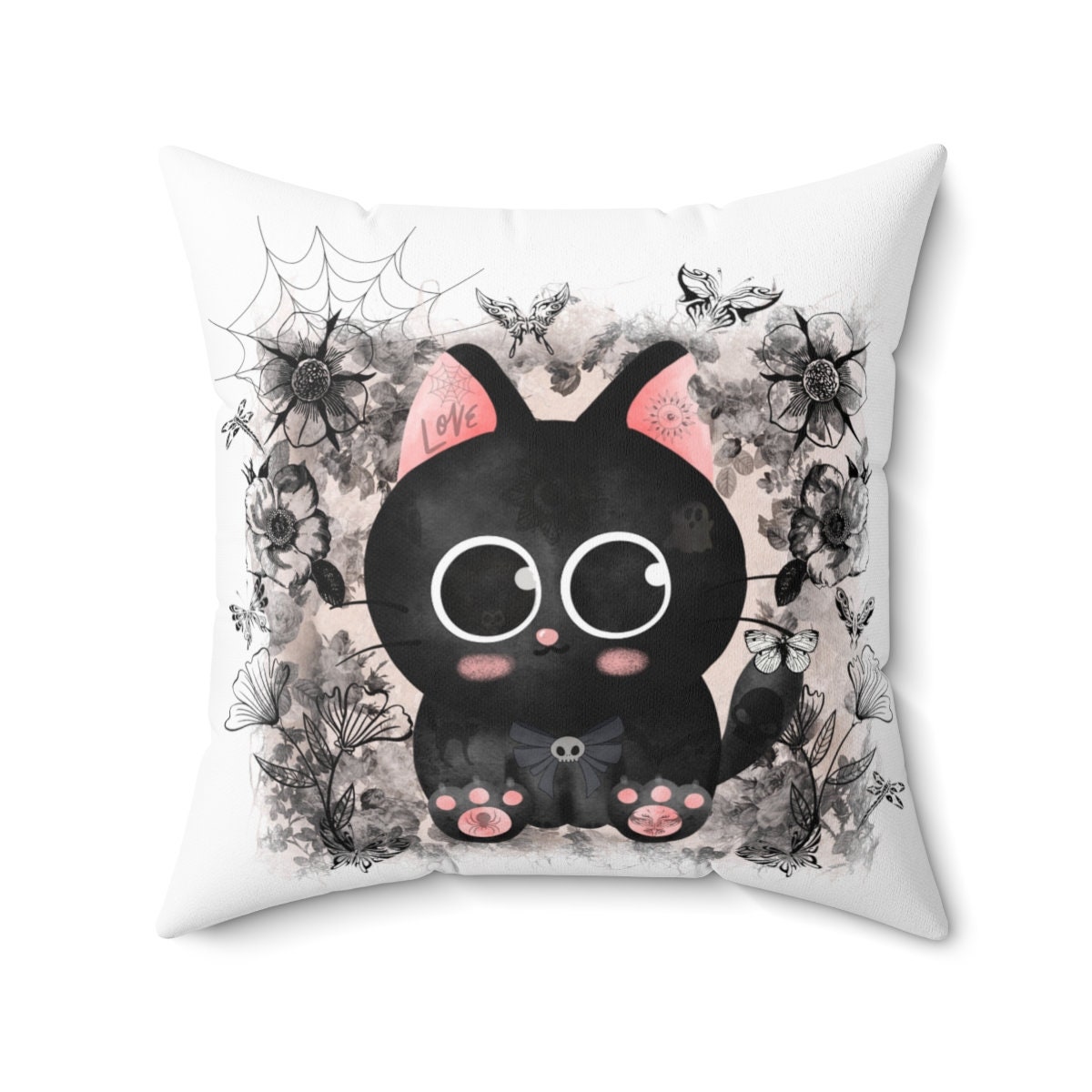 Lil Goth Kitty PNG Gothic Cat Art Halloween Goth Clipart Kitty Gothic T ...