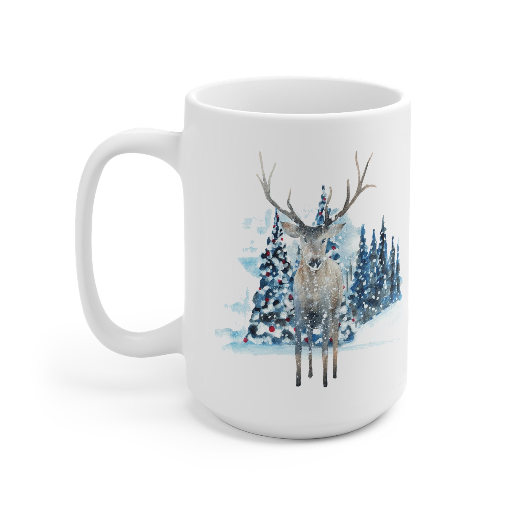 Winter Wonderland Deer Digital Image Download Big Buck Wonderland PNG ...