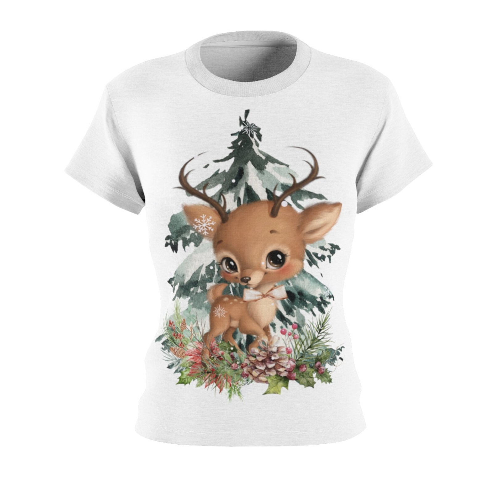 Reindeer Cheer Digital Image Download Adorable Little - Etsy