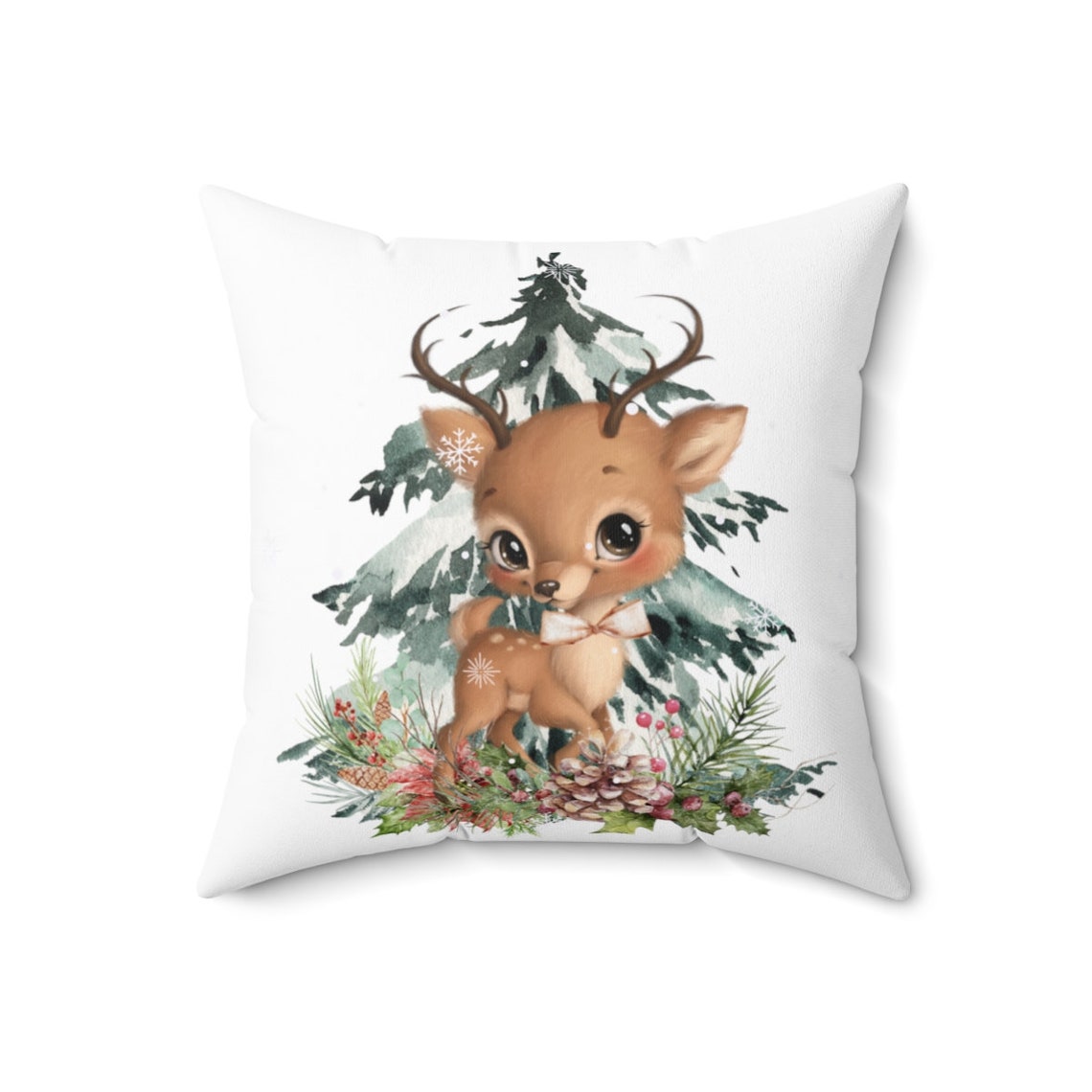 Reindeer Cheer Digital Image Download Adorable Little - Etsy