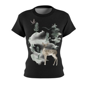 Woodland Doe PNG Digital Download Watercolor Deer Forest Clipart Doe ...