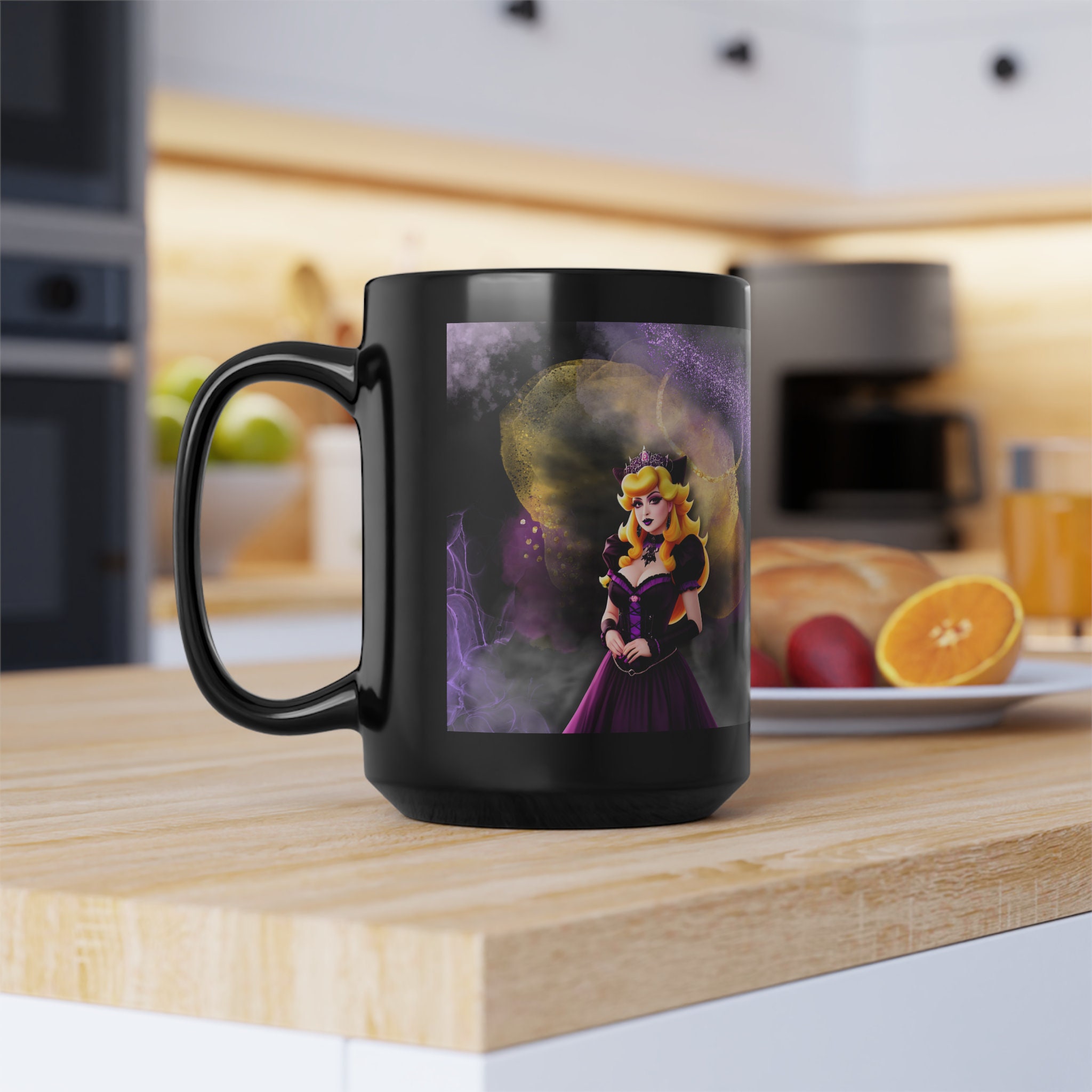 Dark Peach PNG Princess Peach Fan Art Princess Peach Goth - Etsy