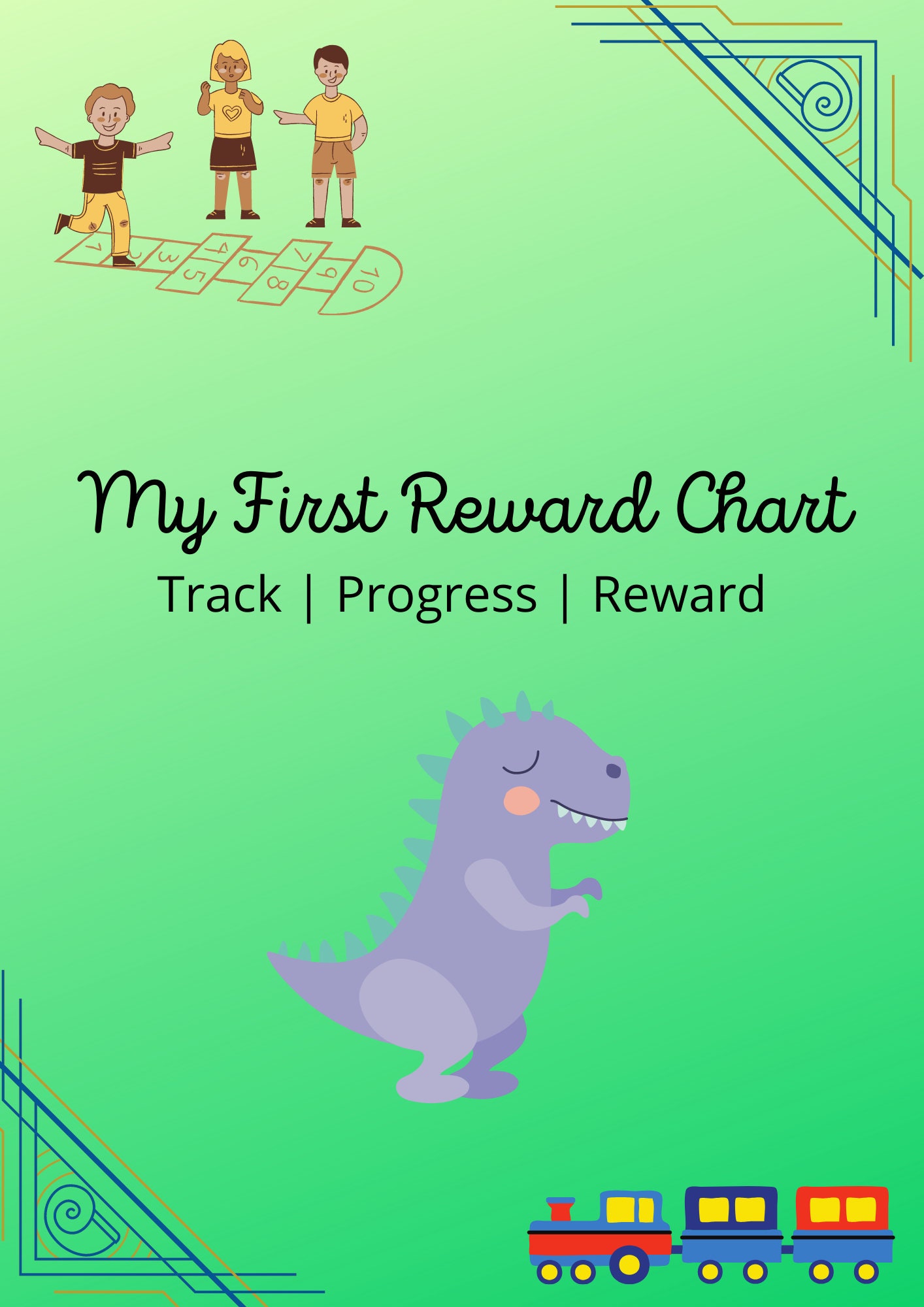 Digital/printable - My First Reward Chart - Etsy