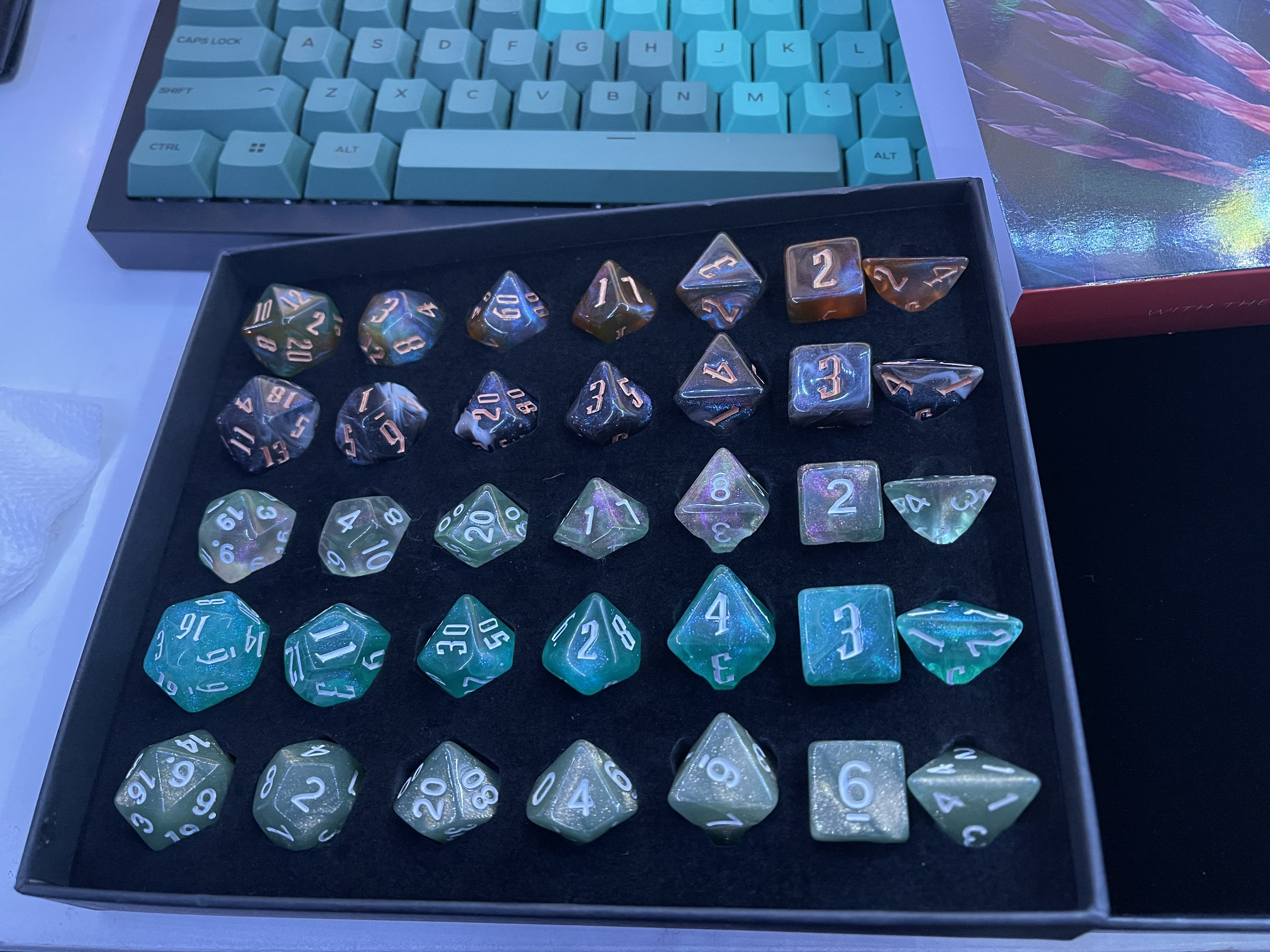 DEMON Dice Metal Dice Set Dungeons and Dragons Role - Etsy